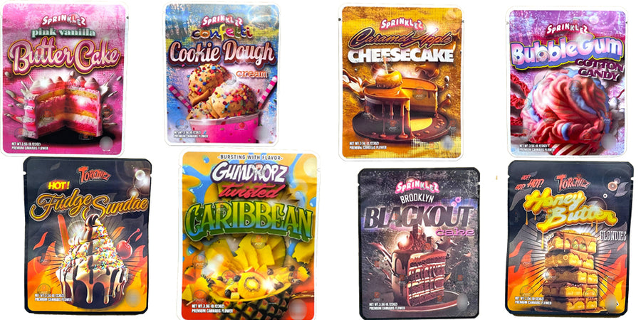 Cannabis Packaging & Storage, Weed Mylar Bags Ounce, 3.5 Grams Pound