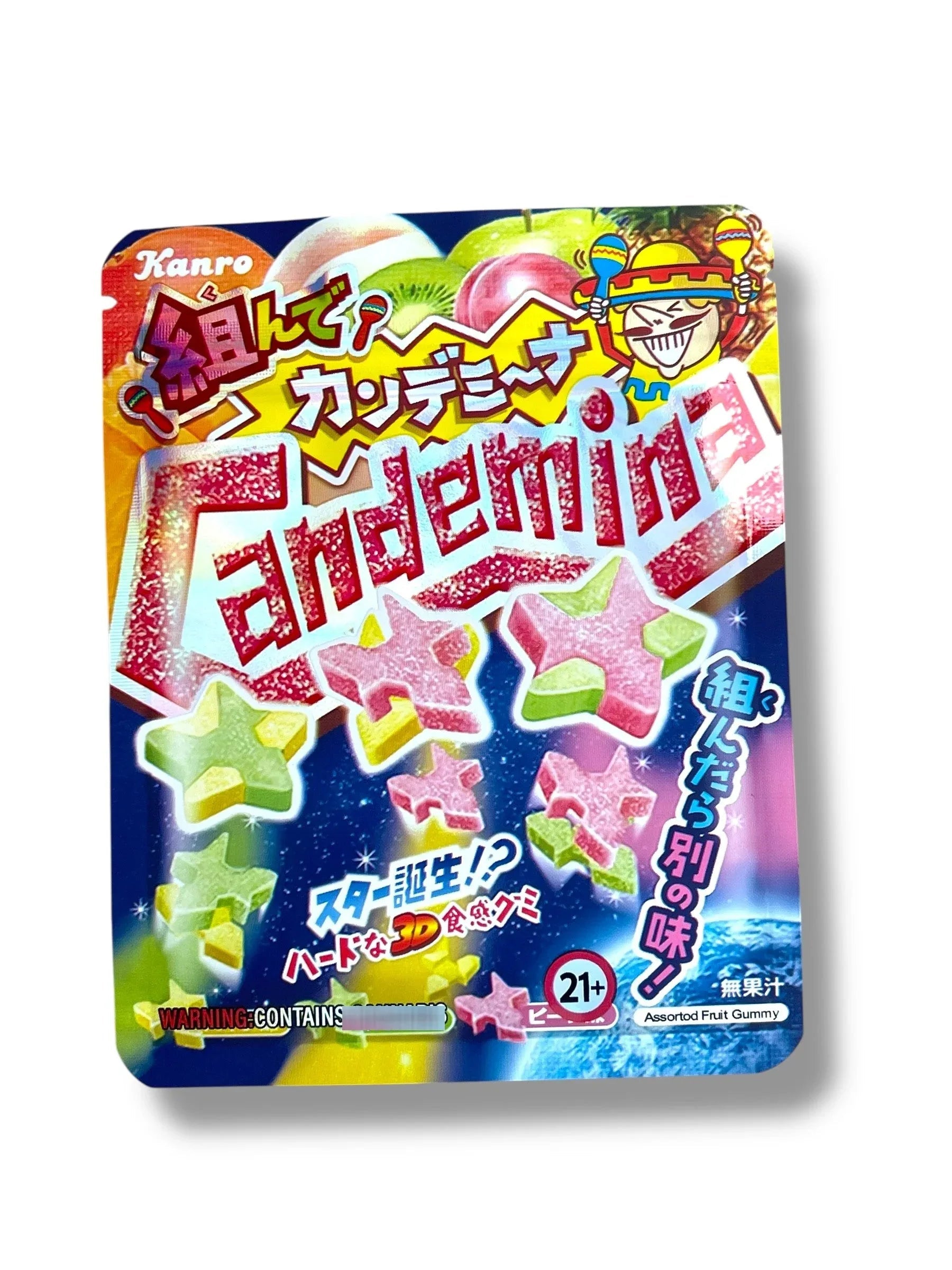 Candemina Fruity Assorted Gummy Edible Packaging 3.5g Mylar bags - pac