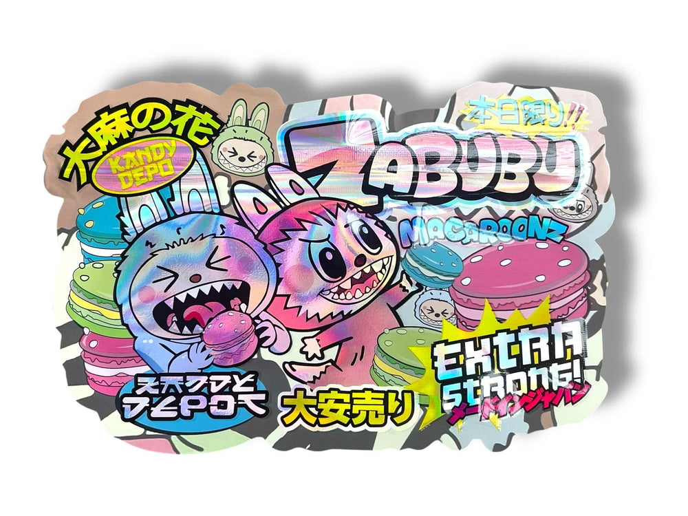 Kandy Depo Zabubu Macaroonz 3.5g Mylar Bag- Packaging Only